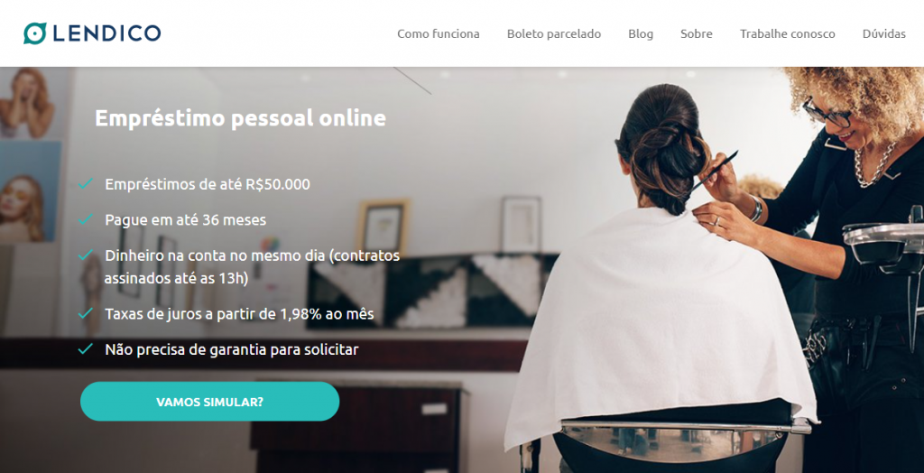 Descubra como simular um Empréstimo Pessoal Online na Lendico - Pagmundo